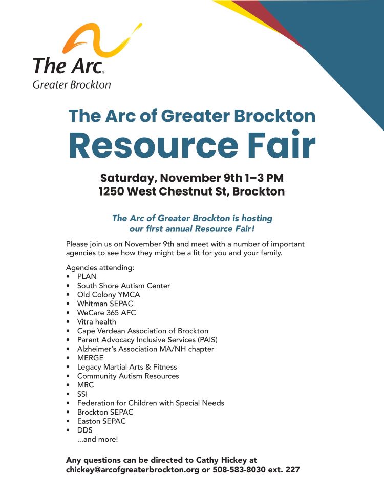 AGB Resource Fair – Arc of Greater Brockton